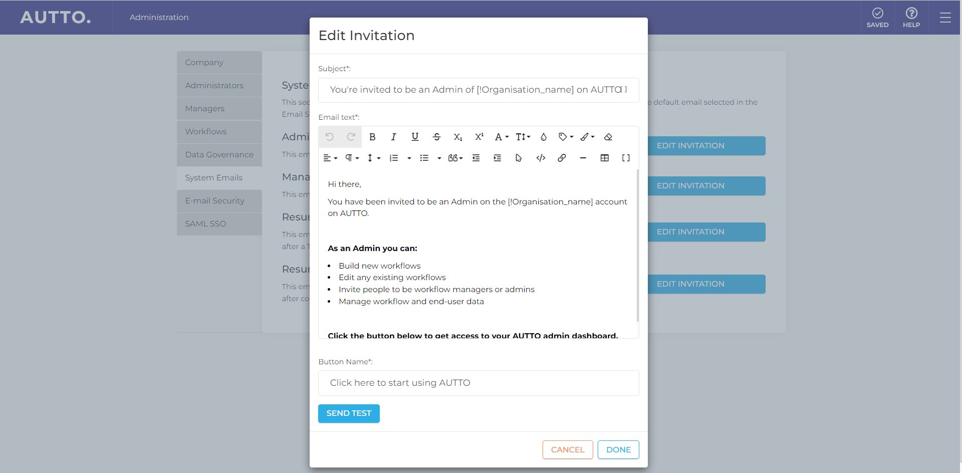 Understanding System-Wide Emails in AUTTO – AUTTO