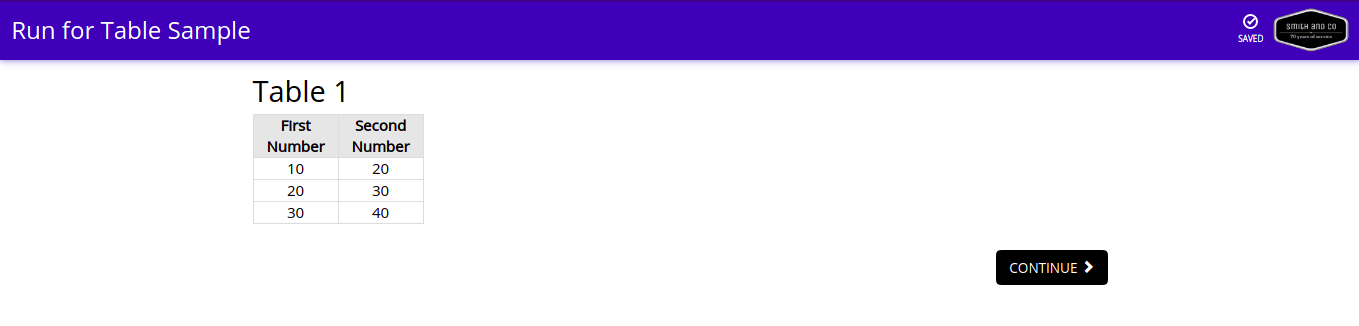 Getting Started with Run for Table – AUTTO